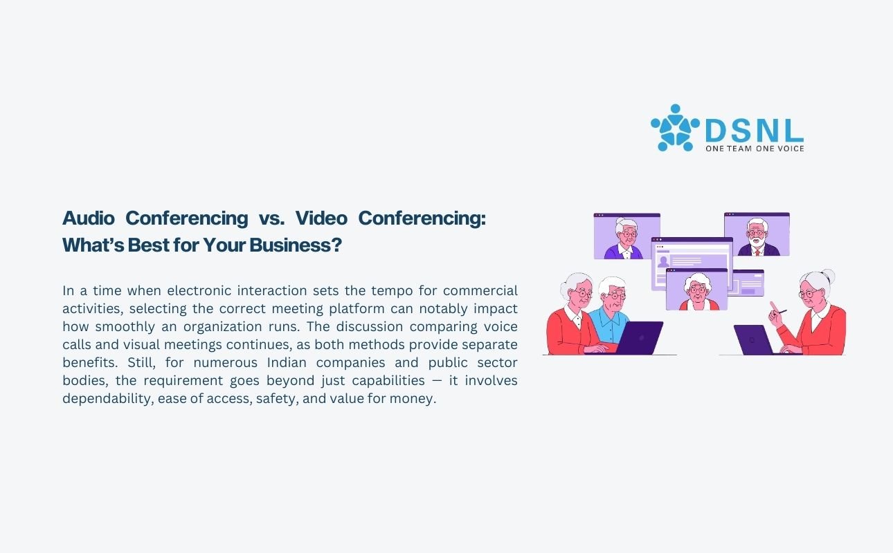 Audio Conferencing vs Video Conferencing: Best for Business in India